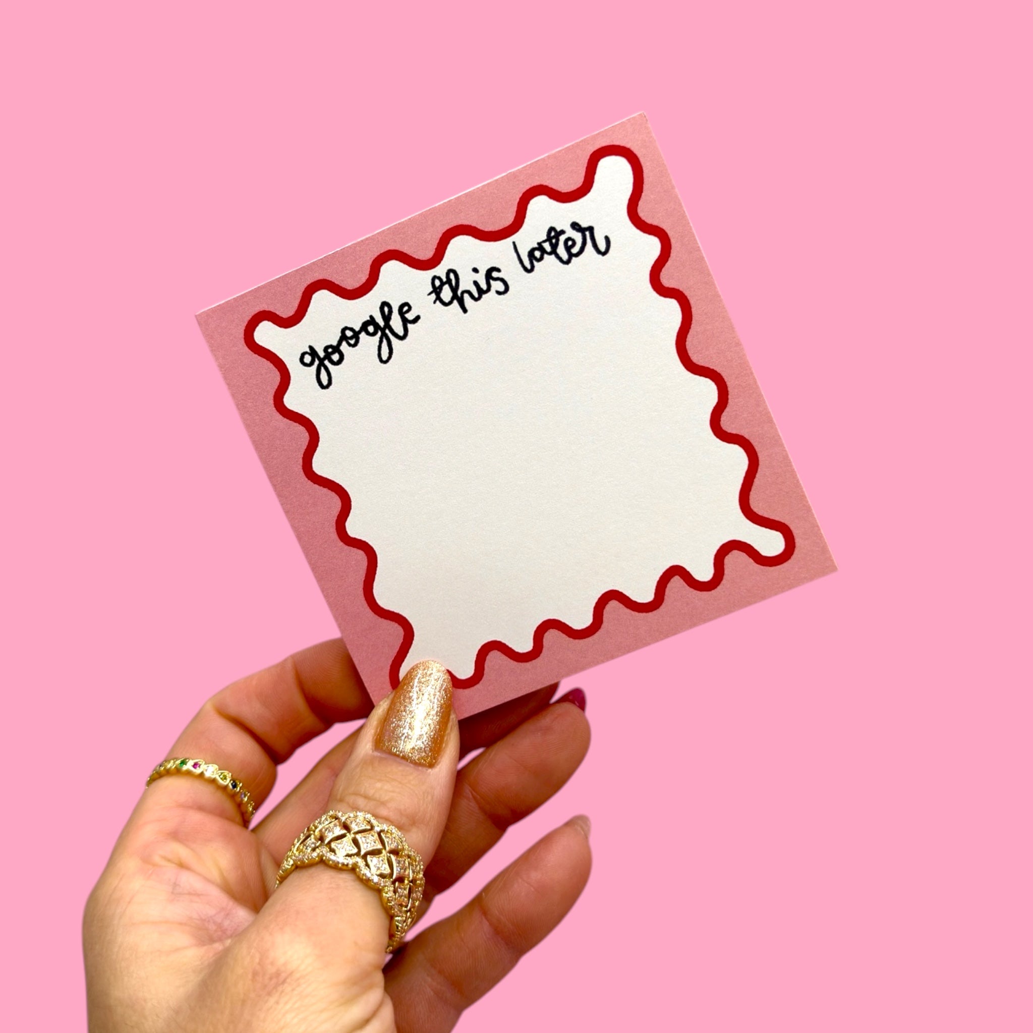 🔎💡 “Google This Later” Sticky Note Pad – Printed in the UK – GIGI & Co.
